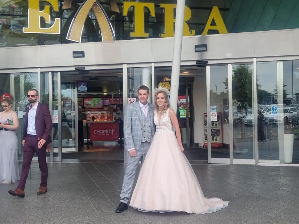 First ever service station wedding held at Cobham Services